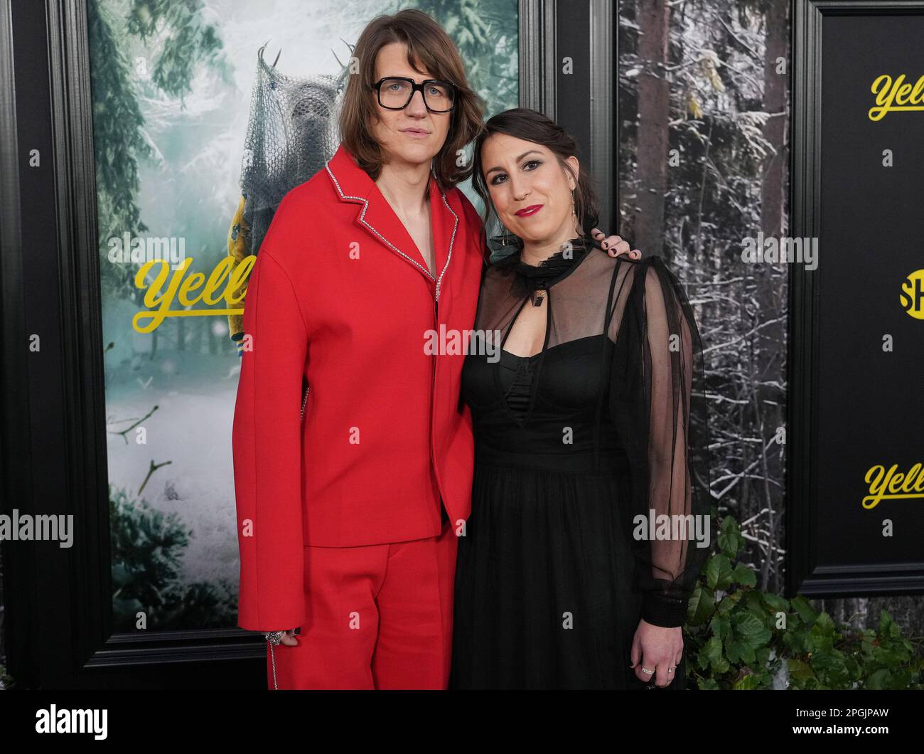 Los Angeles, USA. 22nd Mar, 2023. (L-R) Bart Nickerson and Ashley Lyle ...