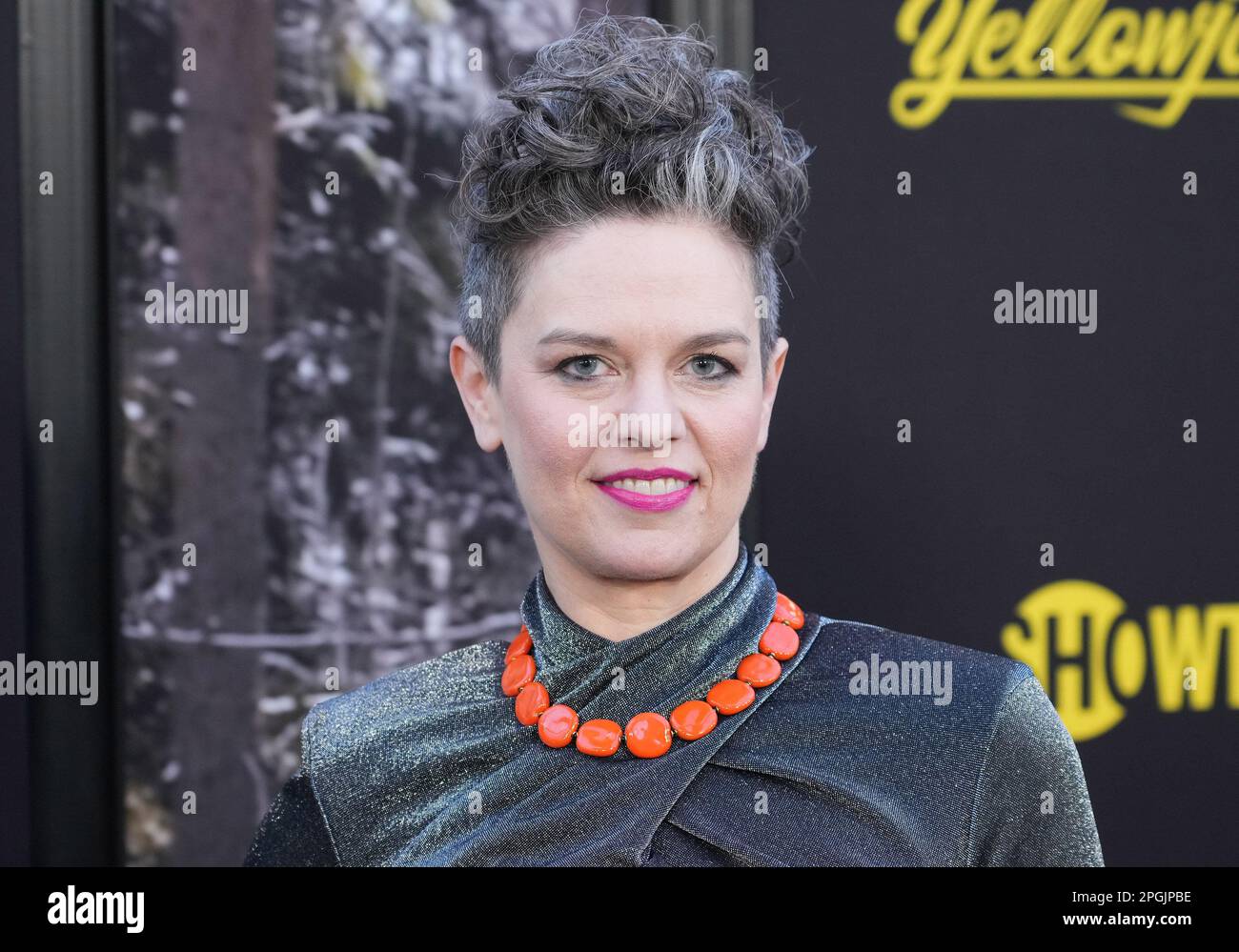 Ameni Rozsa arrives at the Showtime's YELLOWJACKETS Season 2 World ...