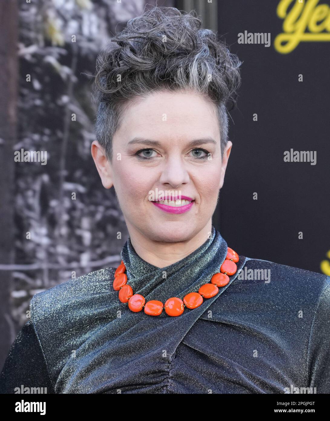 Ameni Rozsa arrives at the Showtime's YELLOWJACKETS Season 2 World ...