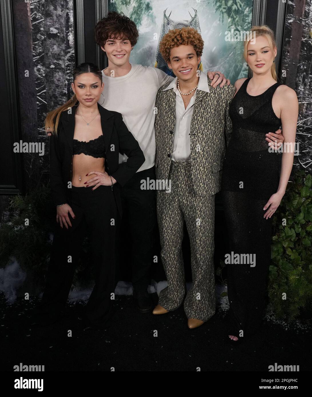 Los Angeles, USA. 22nd Mar, 2023. (L-R) Bella Shepard, Tyler Lawrence ...