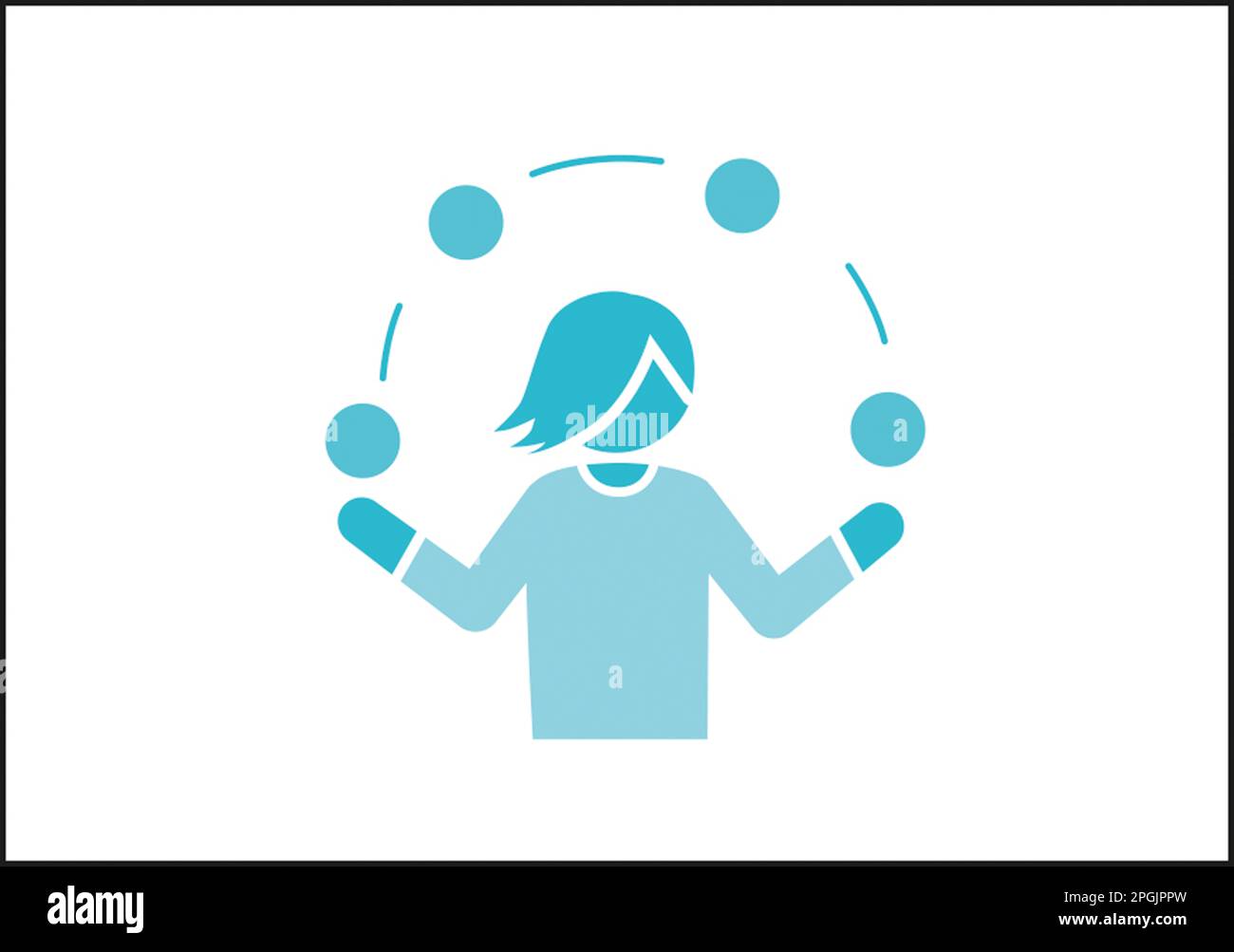 Juggling illustration hi-res stock photography and images - Alamy