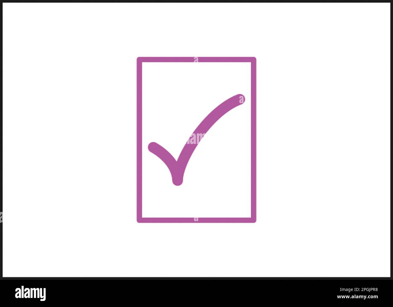 Tick box illustration hi-res stock photography and images - Alamy