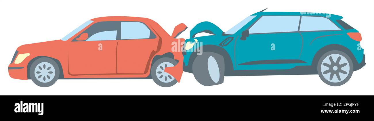 Cars collide hi-res stock photography and images - Alamy