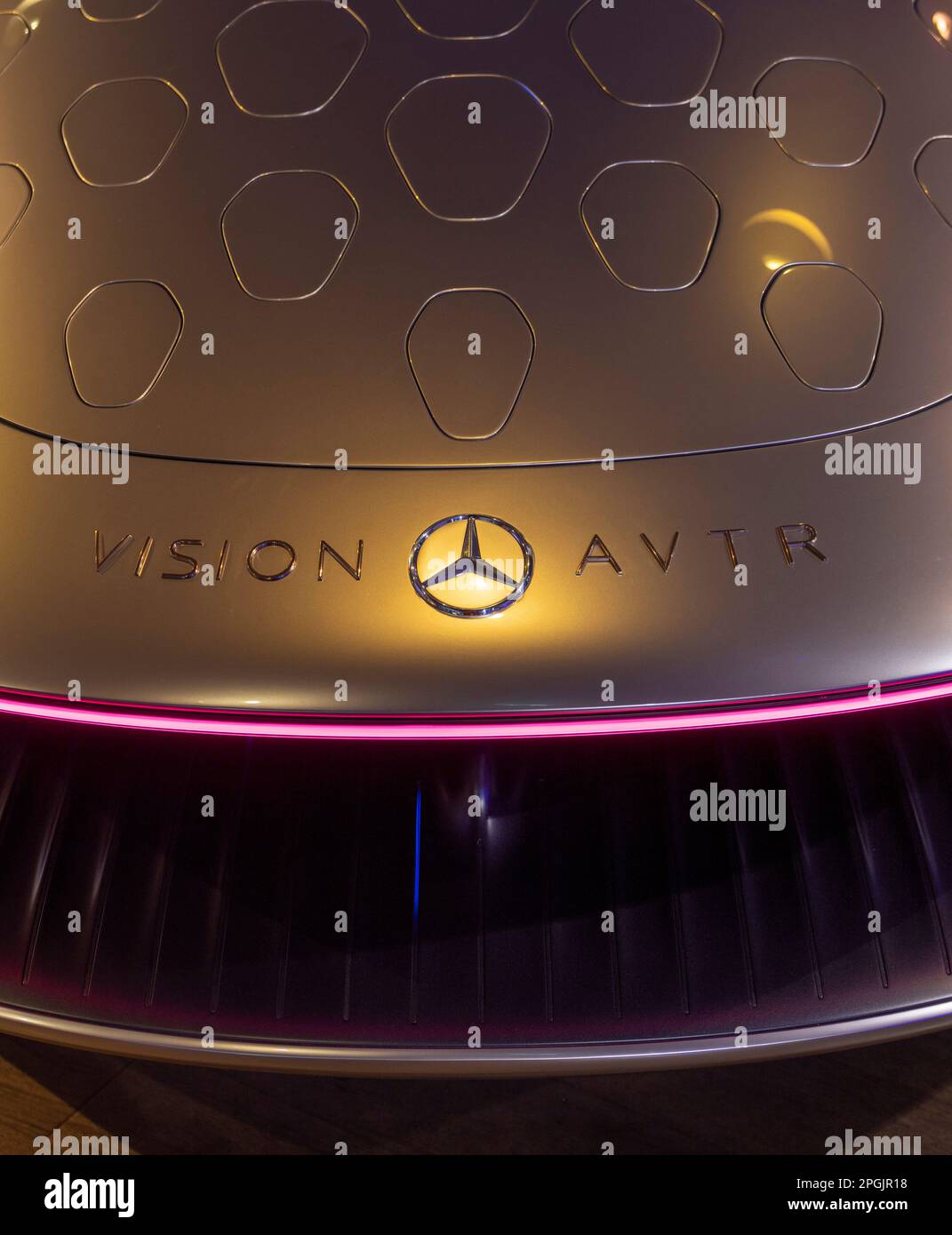 Mercedes Benz VISION AVTR concept vehicle, Studio Odeonsplatz, Munich ...