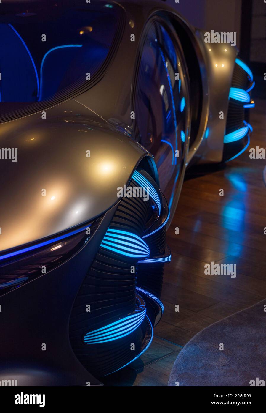 Mercedes Benz VISION AVTR concept vehicle, Studio Odeonsplatz, Munich ...