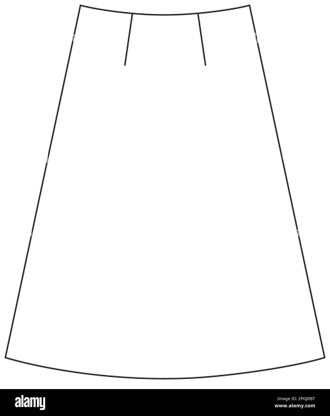 White flared skirt hi-res stock photography and images - Alamy