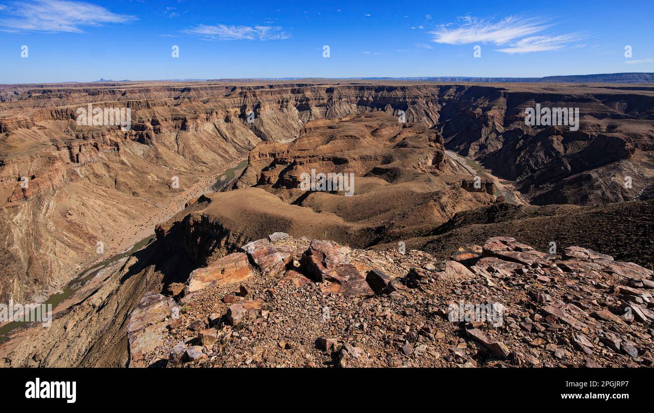 The fish river canyon in Namibia Stock Photo - Alamy