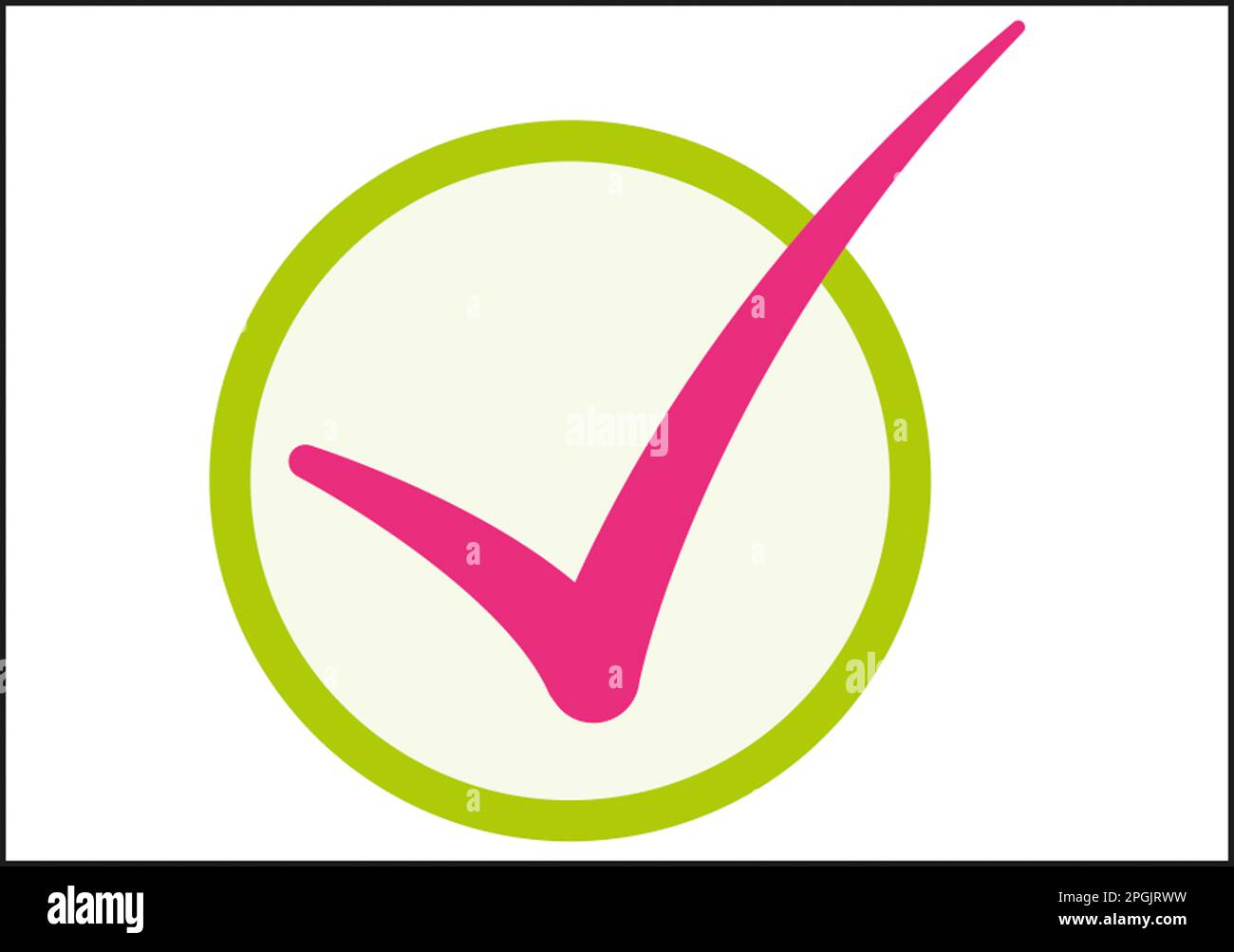 Tick in circle hi-res stock photography and images - Alamy