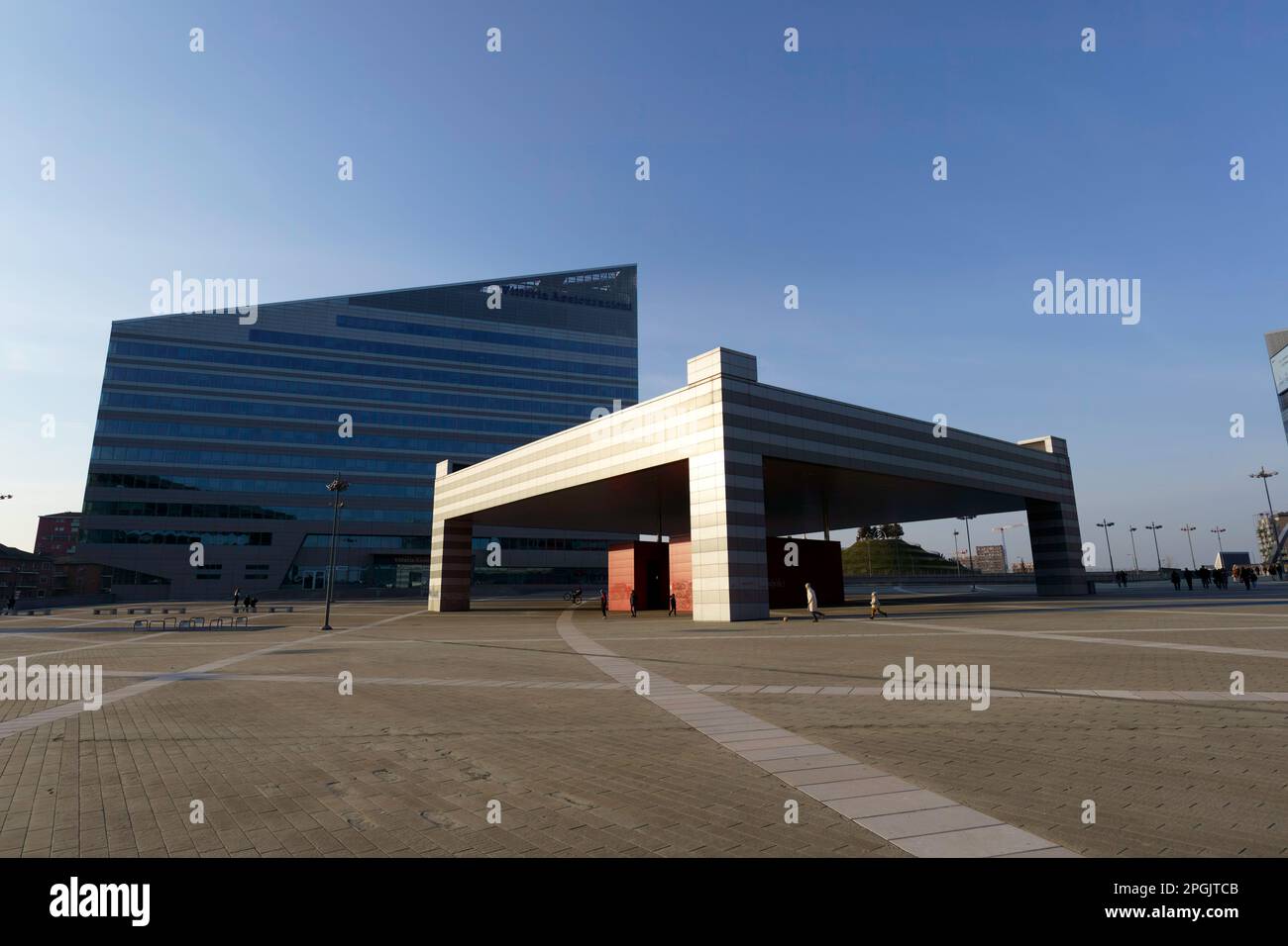 Modern buildings at Portello Park in Milan, Lombardy, Italy Stock Photo ...