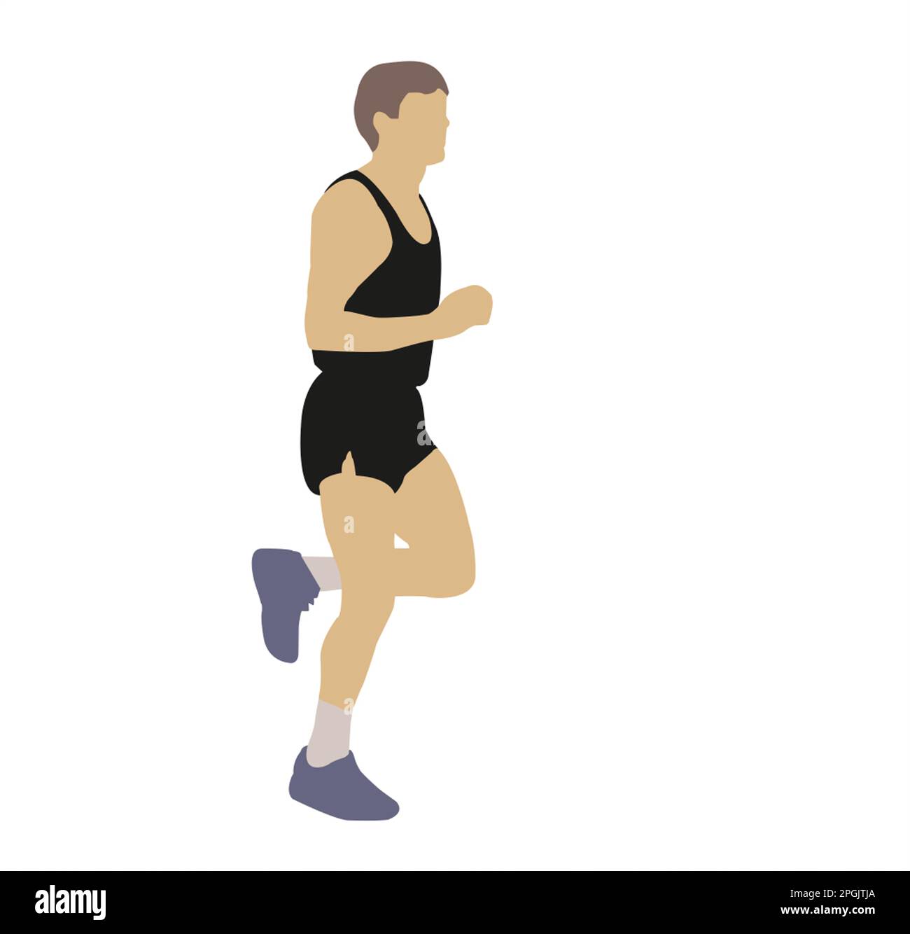 Train running illustration Cut Out Stock Images & Pictures - Alamy