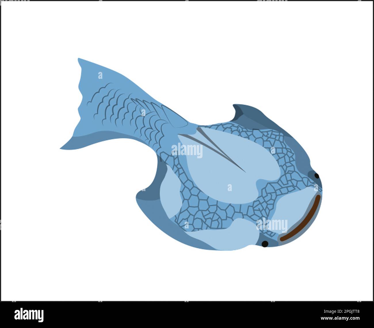 Drepanaspis, an extinct genus of jawless fish Stock Photo - Alamy