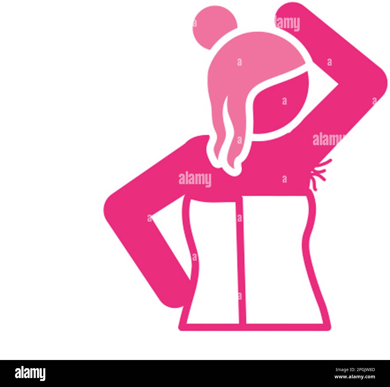 Girl with smelly armpit; girl raising arm; girl smelling underarm Stock ...