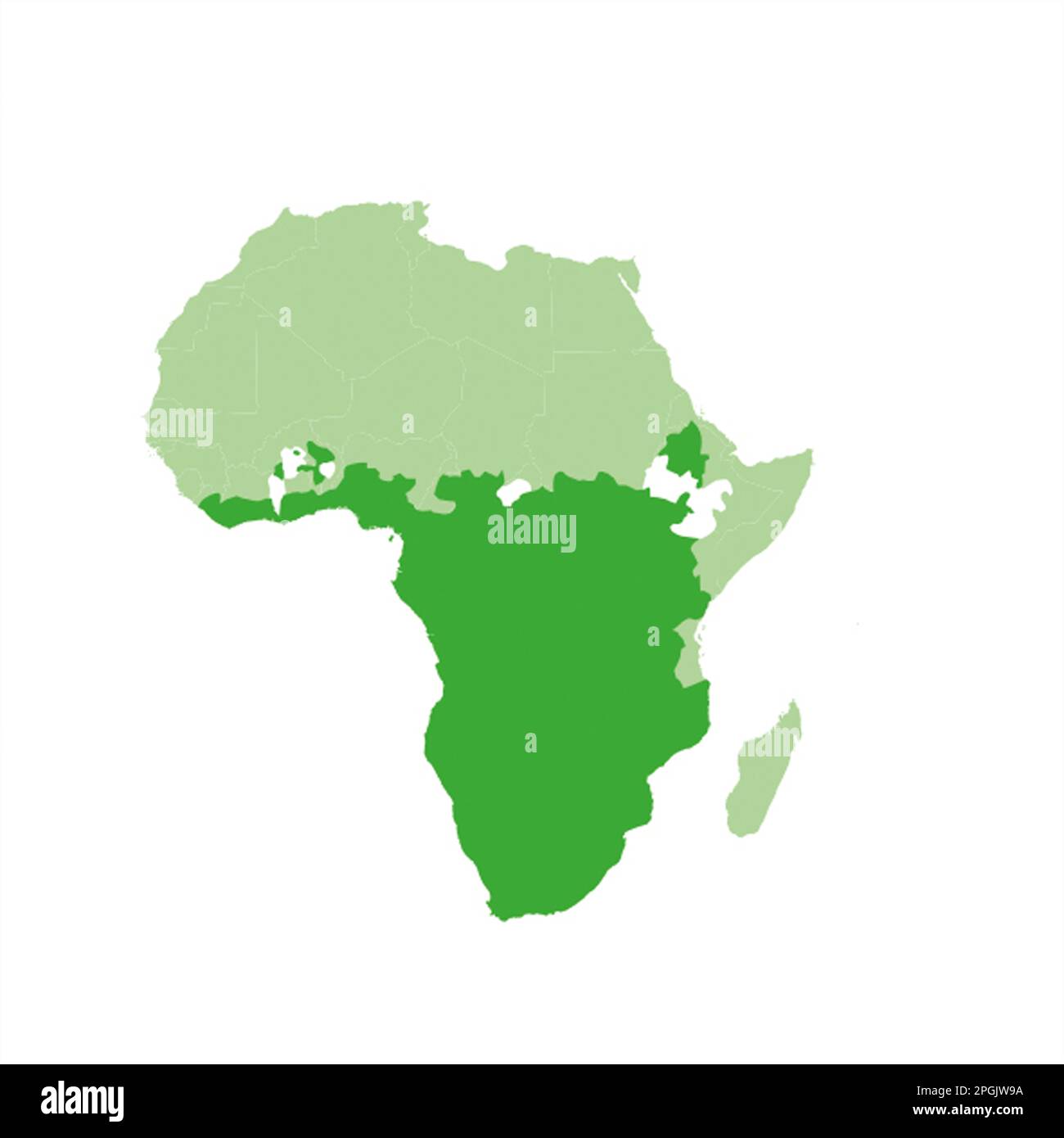 Africa continent shape hi-res stock photography and images - Alamy