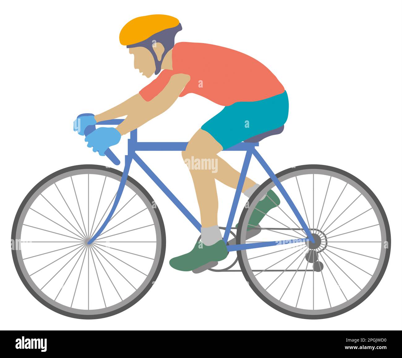 Vector cycle Cut Out Stock Images & Pictures - Alamy