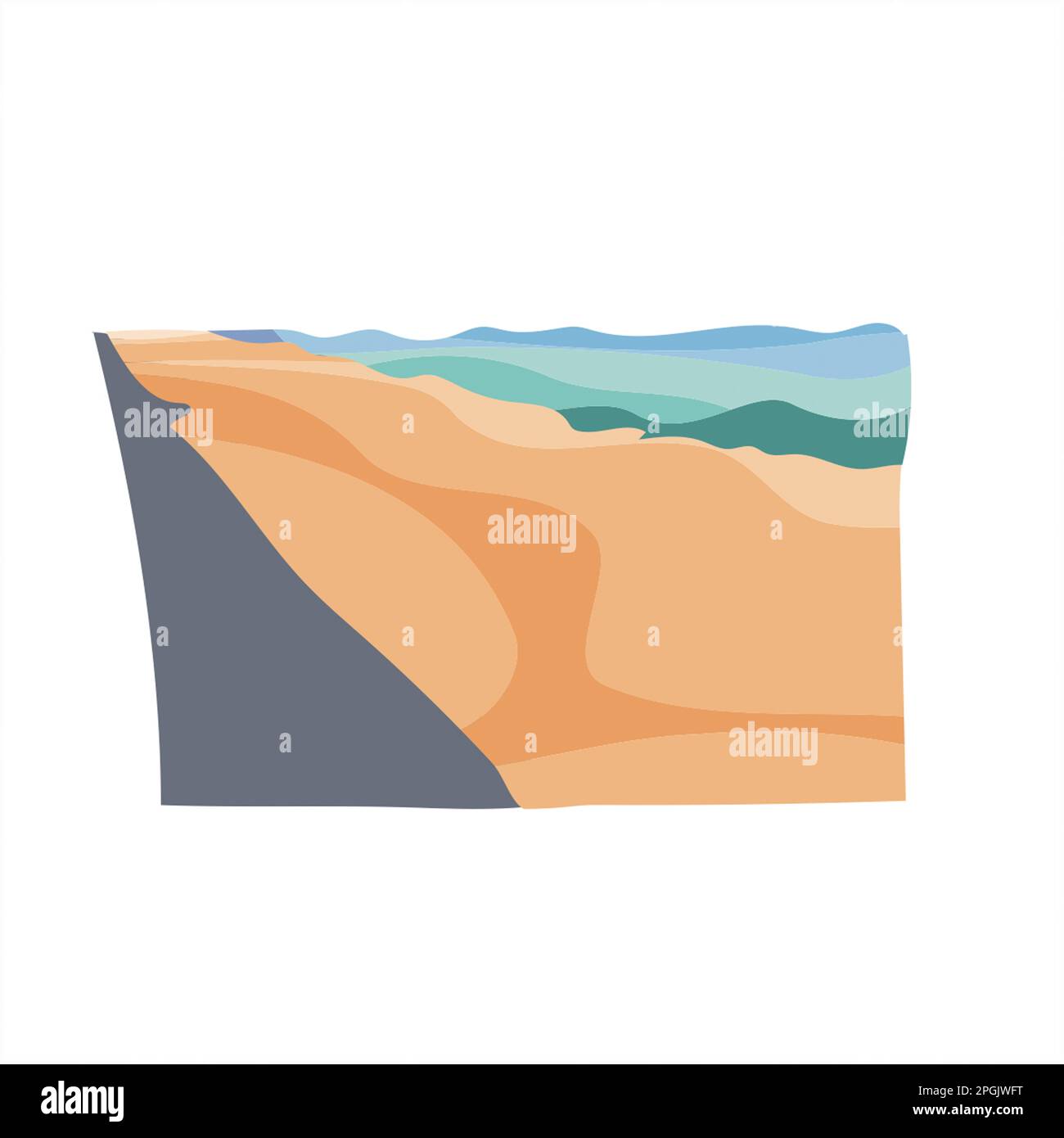 Illustrated Atlas of India Stock Photo - Alamy