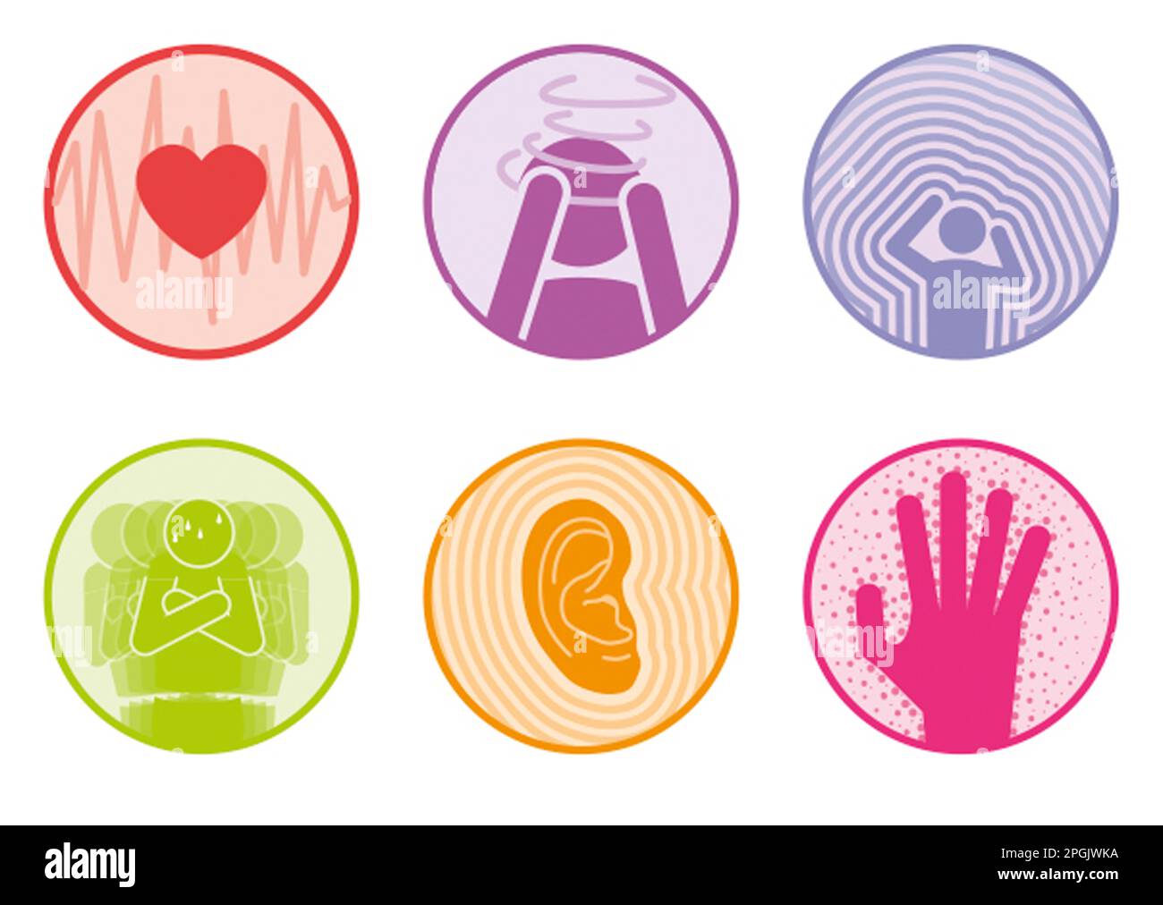 Anxiety icon hi-res stock photography and images - Alamy