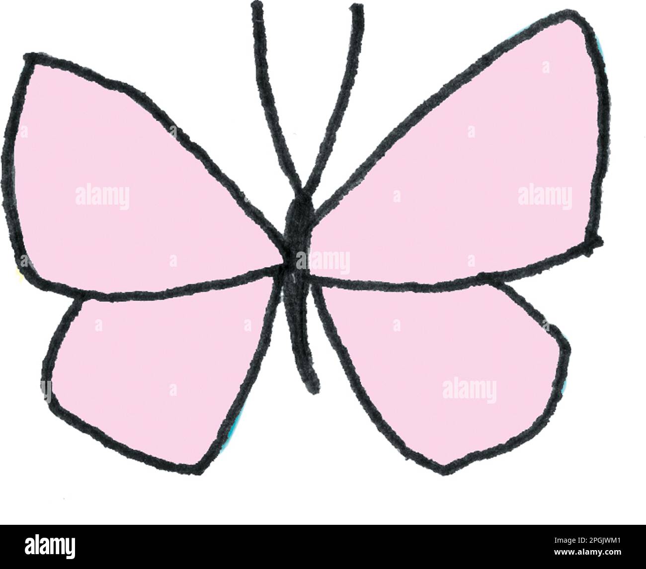 Butterfly vector image Cut Out Stock Images & Pictures - Alamy