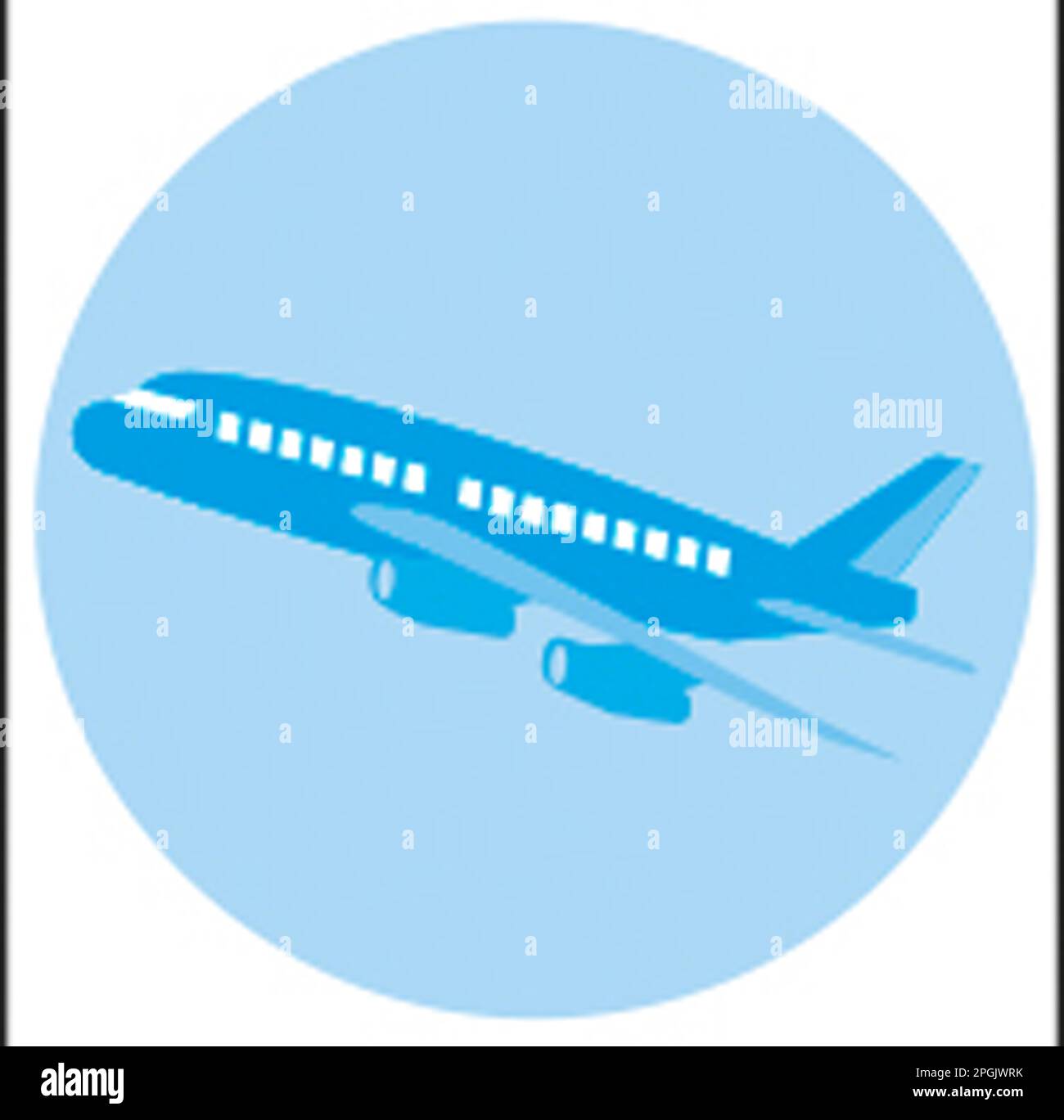 White aeroplane illustration hi-res stock photography and images - Alamy