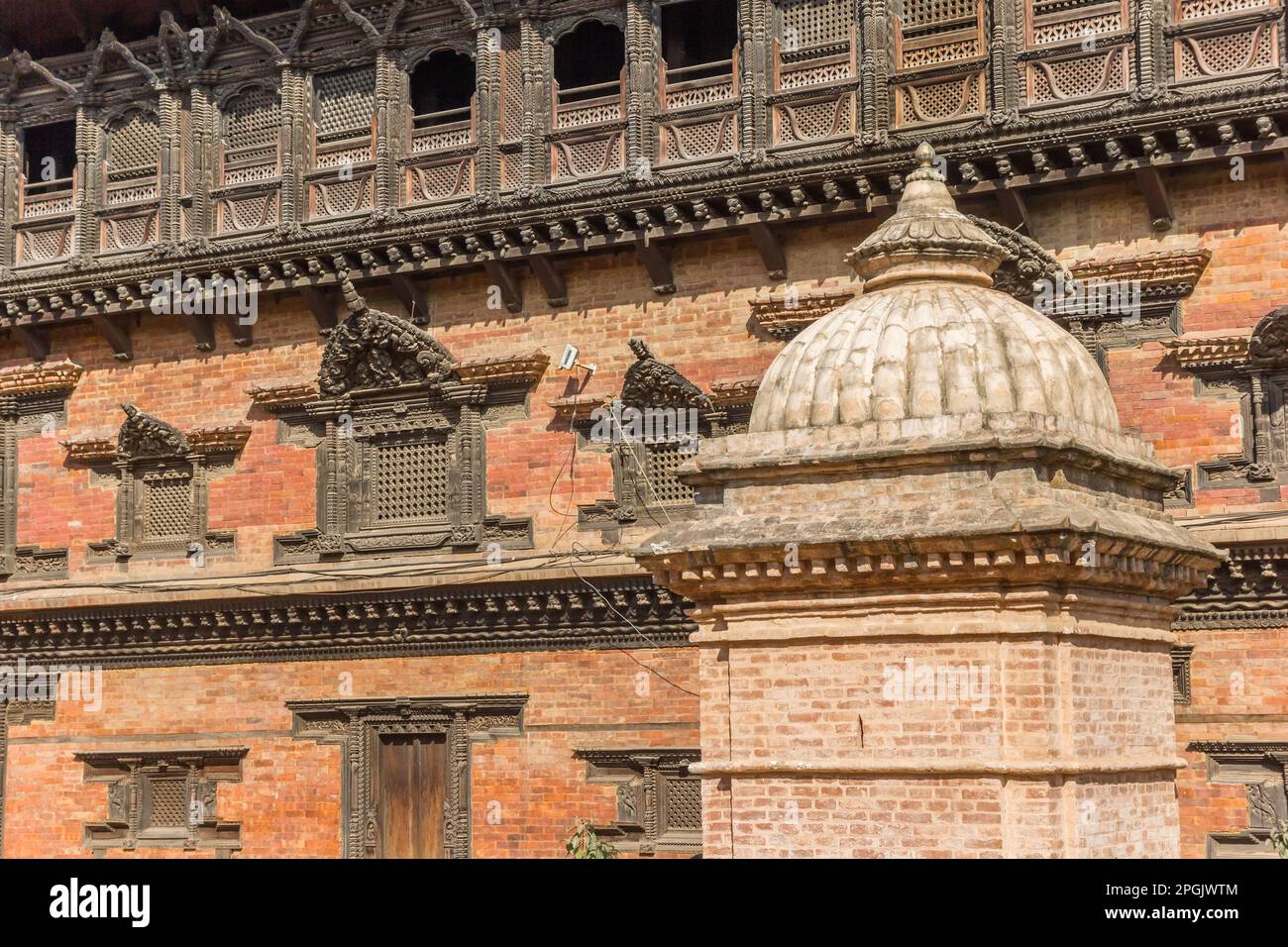 55 Windows Palace at the Durbar Square of Bhaktapur, Nepal Stock Photo ...