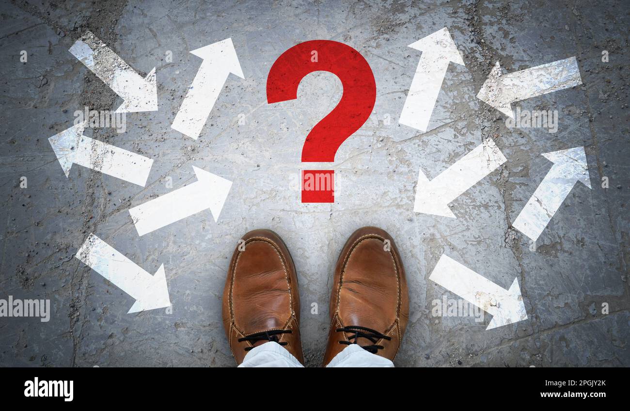 Red leather question mark hi-res stock photography and images - Alamy