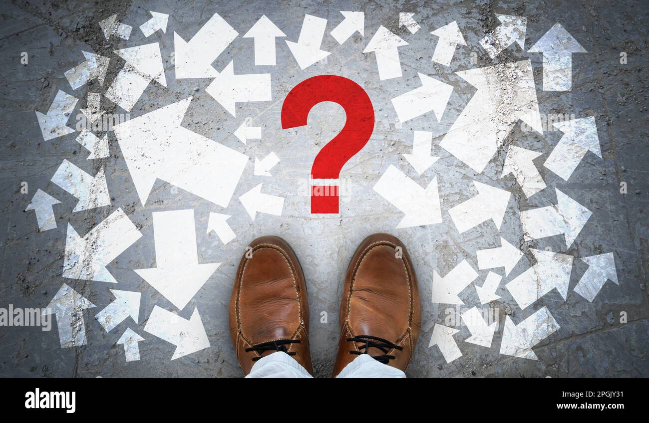 Red leather question mark hi-res stock photography and images - Alamy