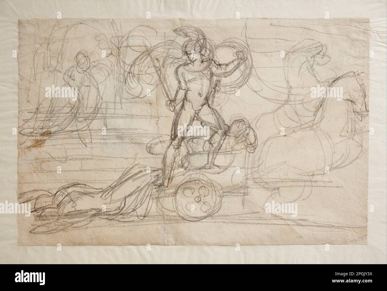 Achilles Trails Hector's Body after his Chariot. Paolo and Francesca ...