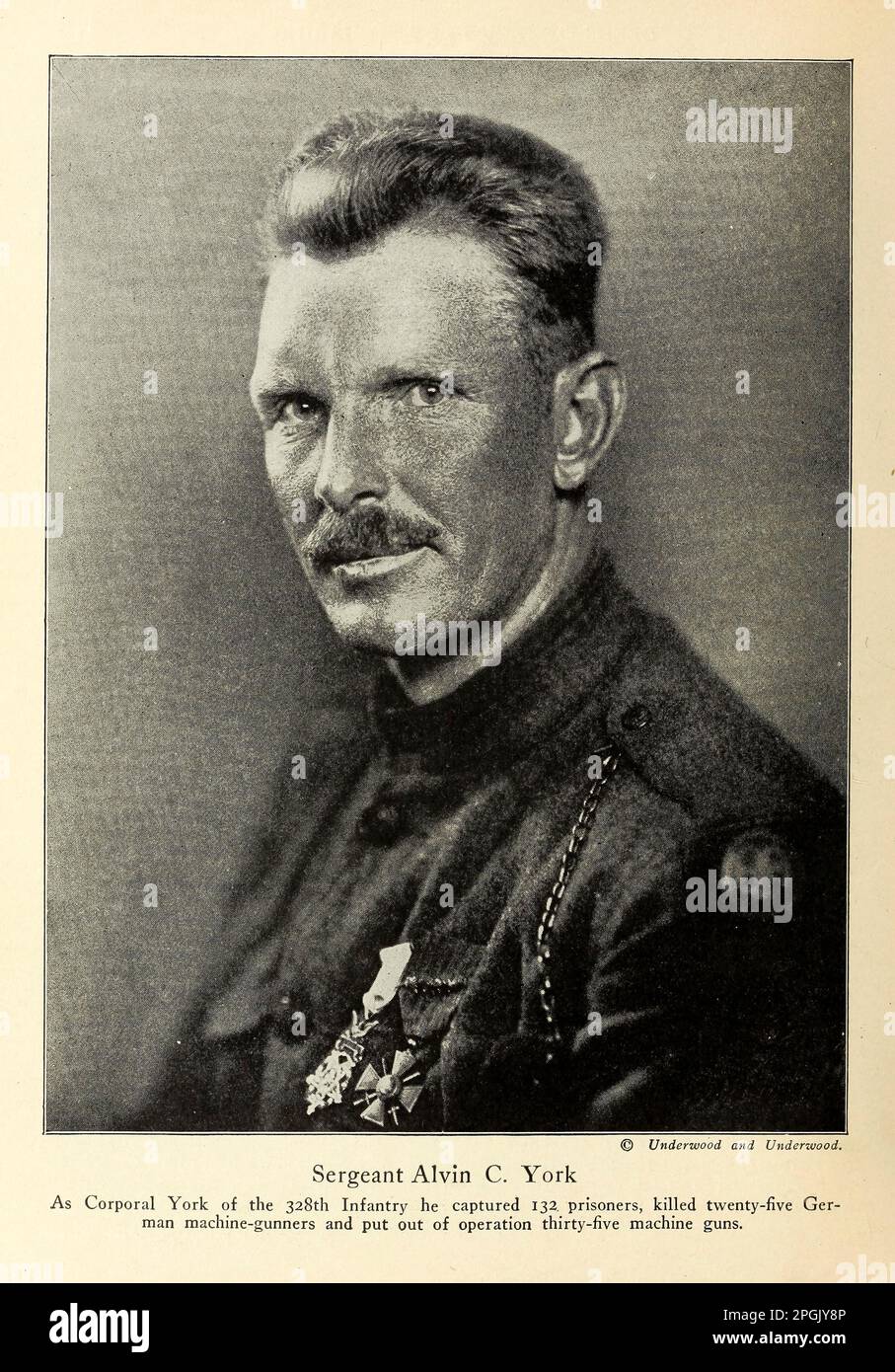 Sergeant Alvin C. York As Corporal York of the 328th Infantry he ...