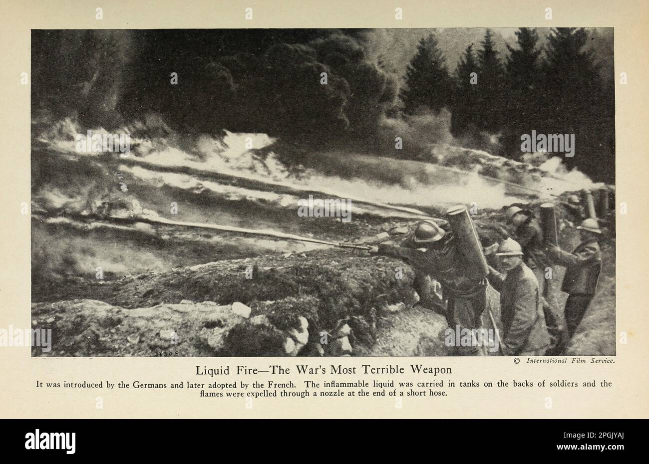 Flame throwers - Liquid Fire - The wars most terrible weapon from the ...