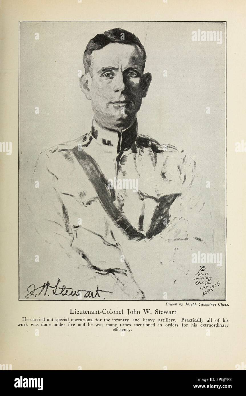 Lieutenant-Colonel John W. Stewart He carried out special operations ...