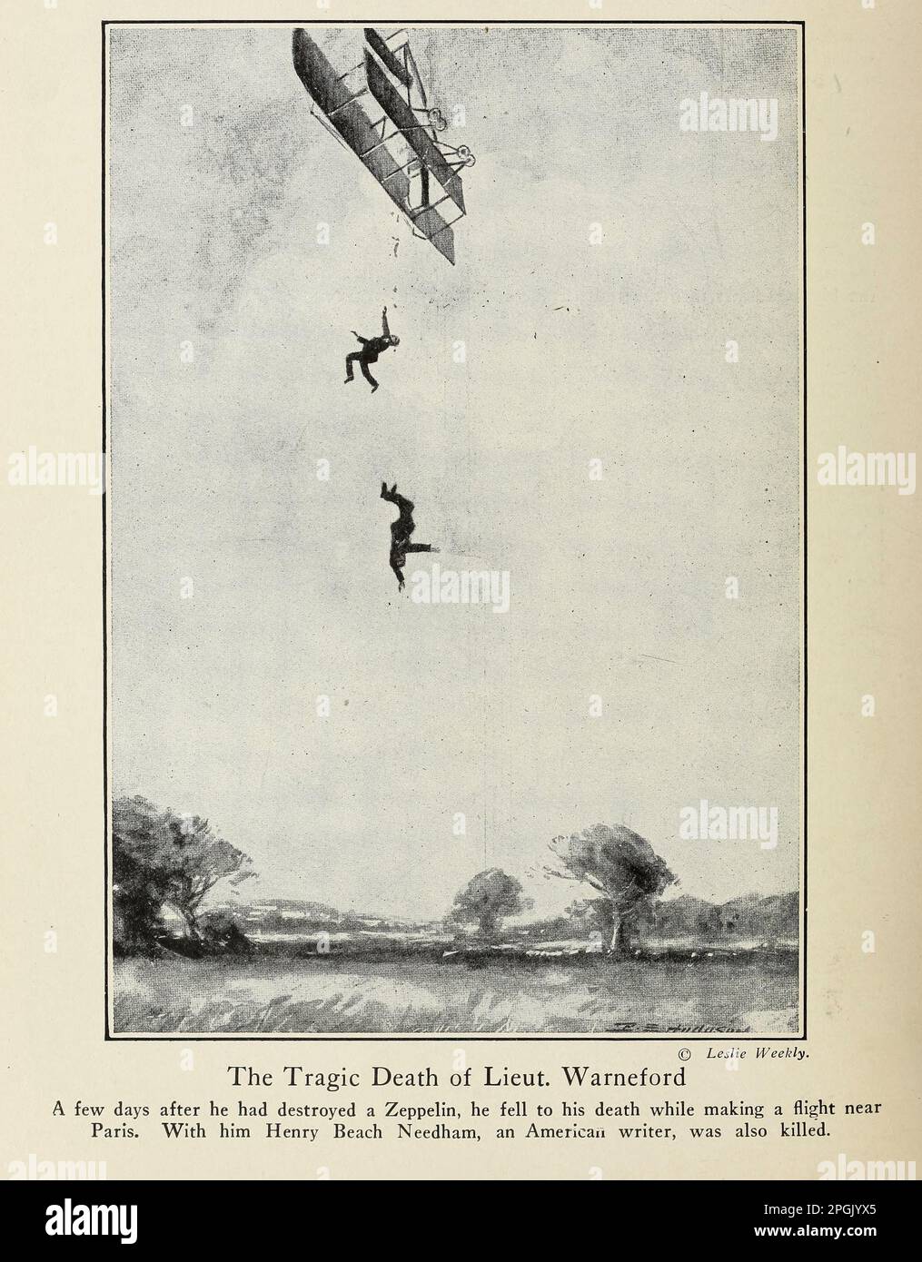 The Tragic Death of Lieut. Warneford A few days after he had destroyed ...