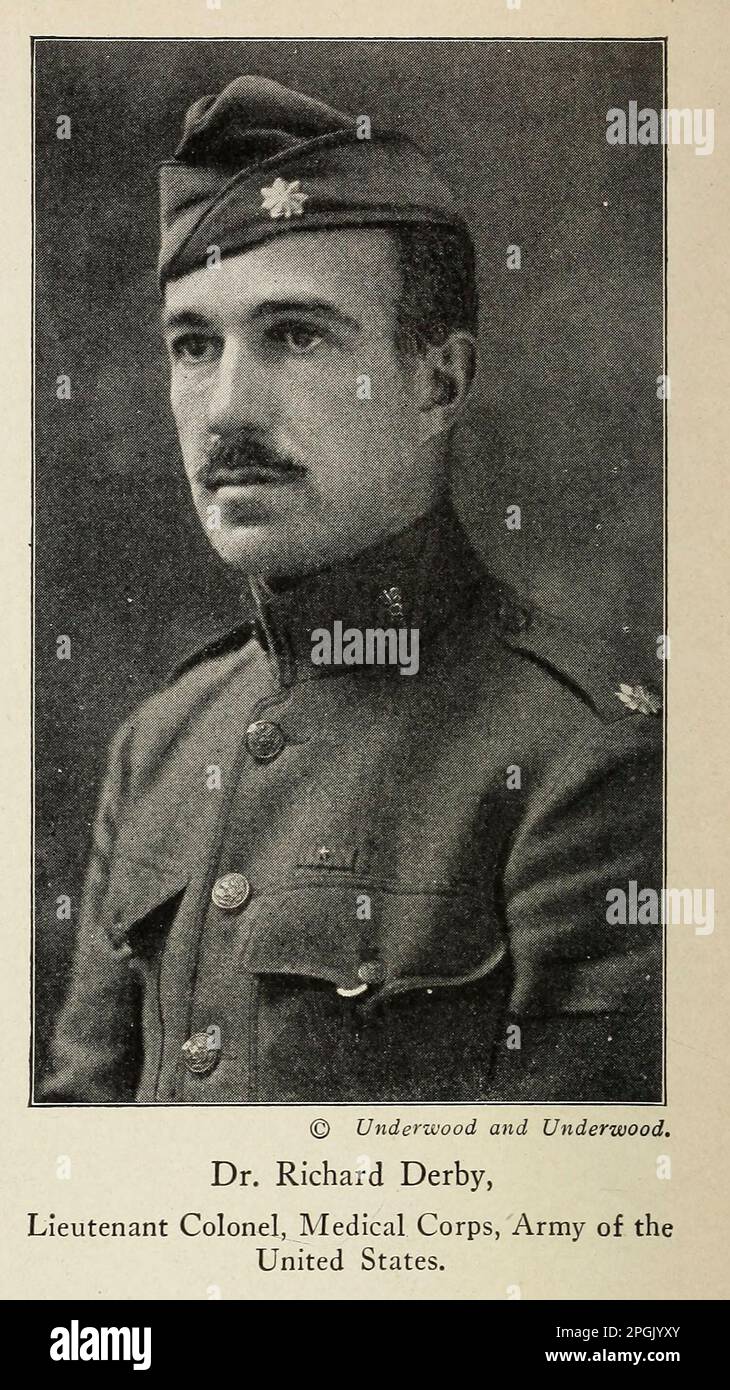 Dr. Richard Derby, Lieutenant Colonel, Medical Corps, Army of the ...