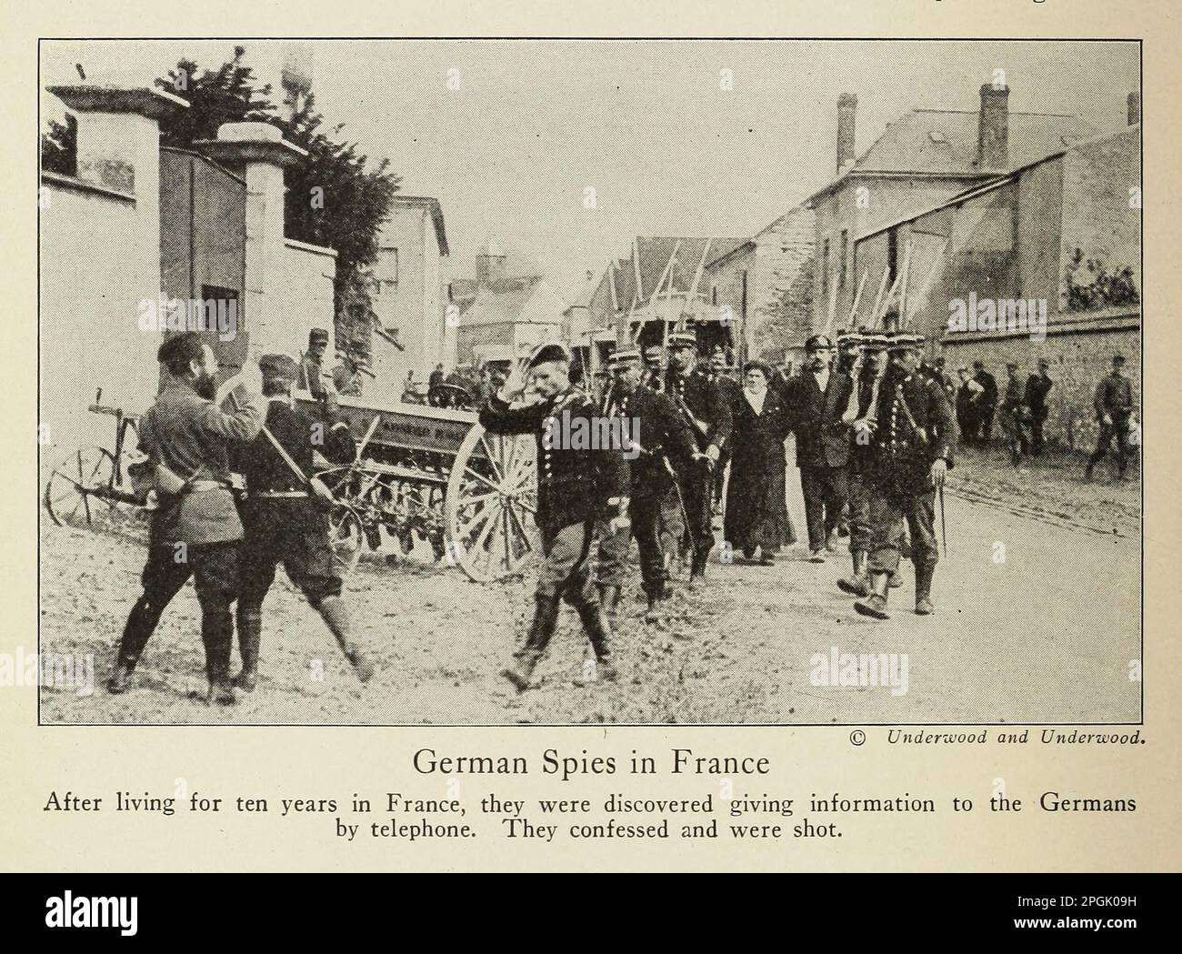 German Spies in France After living for ten years in France, they were ...