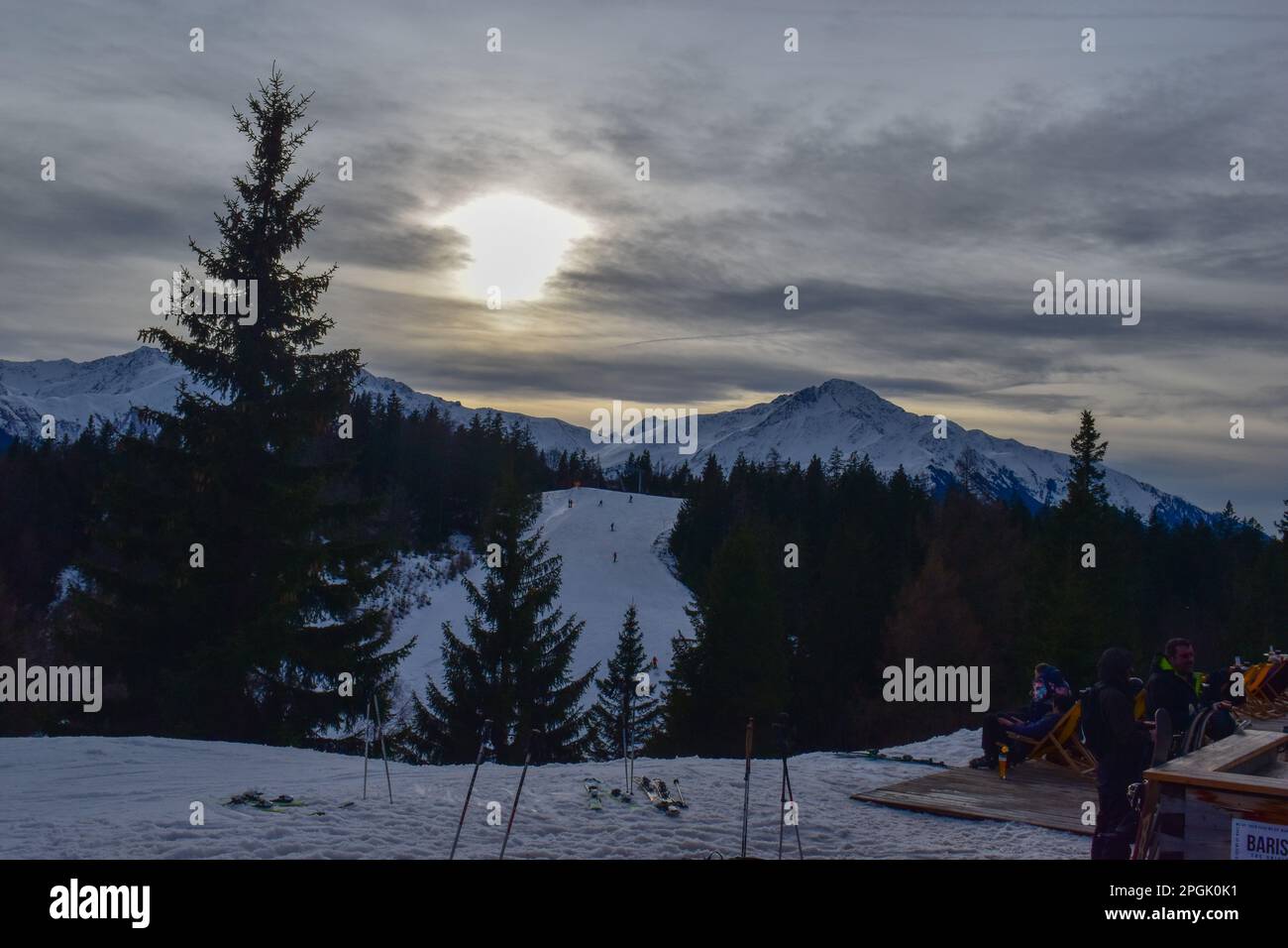 Beautiful view on little mountainous village, Seefeld in Tirol is an ...