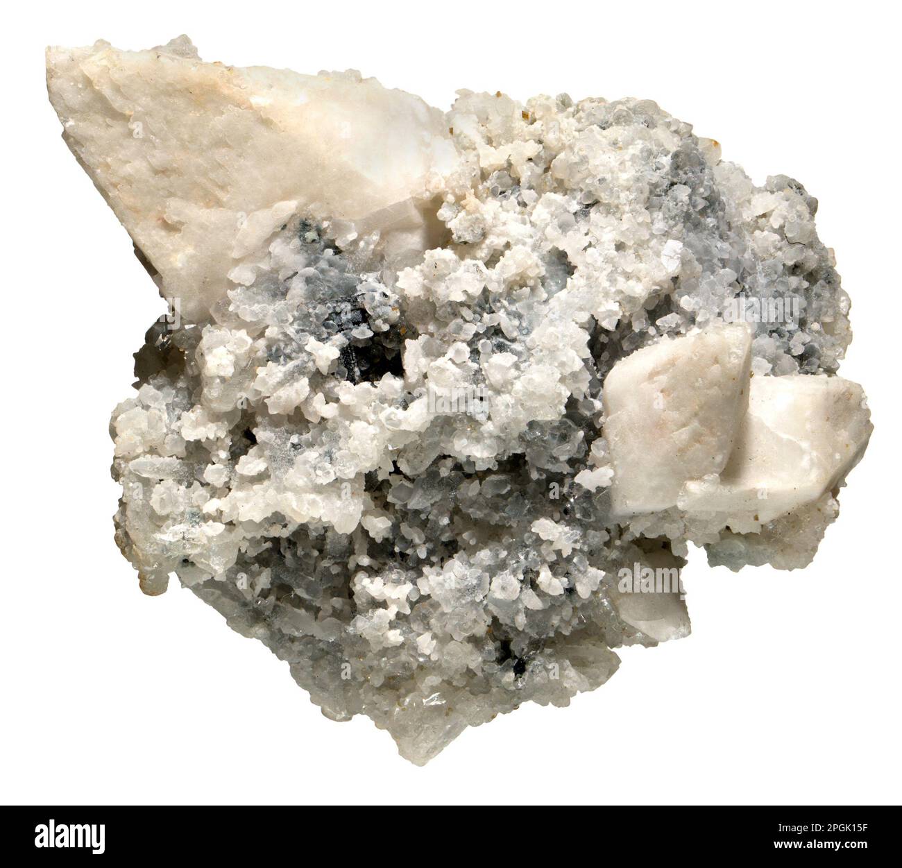 Quartz mineral sample Cut Out Stock Images & Pictures - Alamy