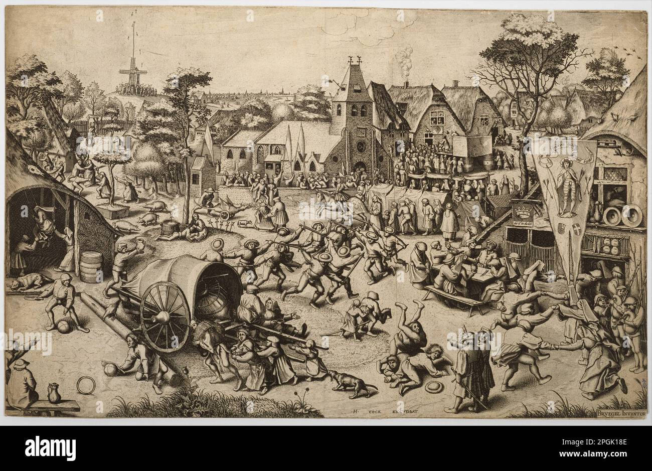 The Fair of Saint George's Day (1559 - 1562) by Pieter Bruegel the ...