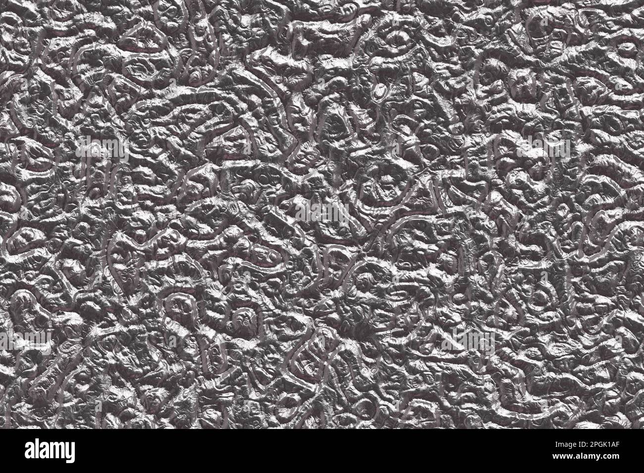 amazing pink smooth shiny raw metal waves digital drawn background or ...