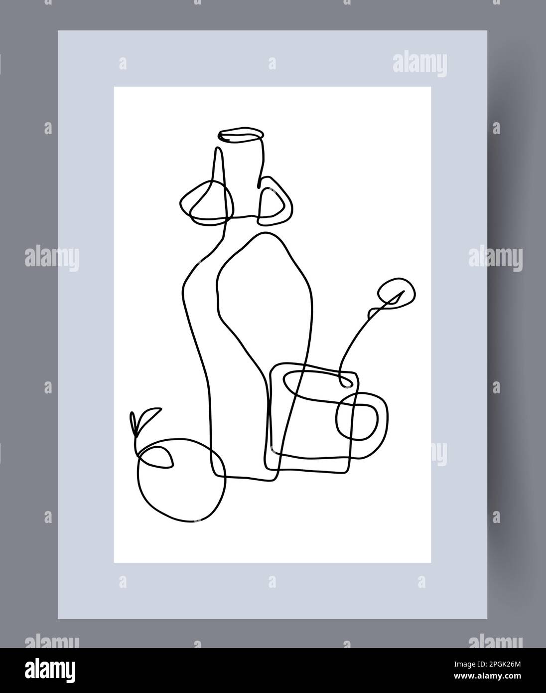 Apple painting print Stock Vector Images - Alamy