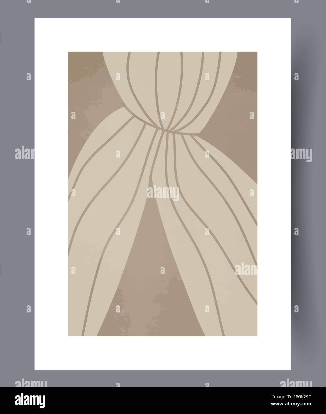 Abstract lines conceptualism wall art print Stock Vector Image & Art ...