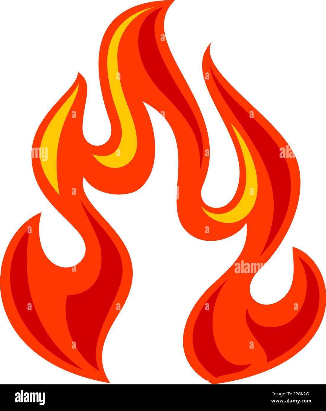 Fire flame for logo, hot red orange blazing symbol, brand sign for your ...