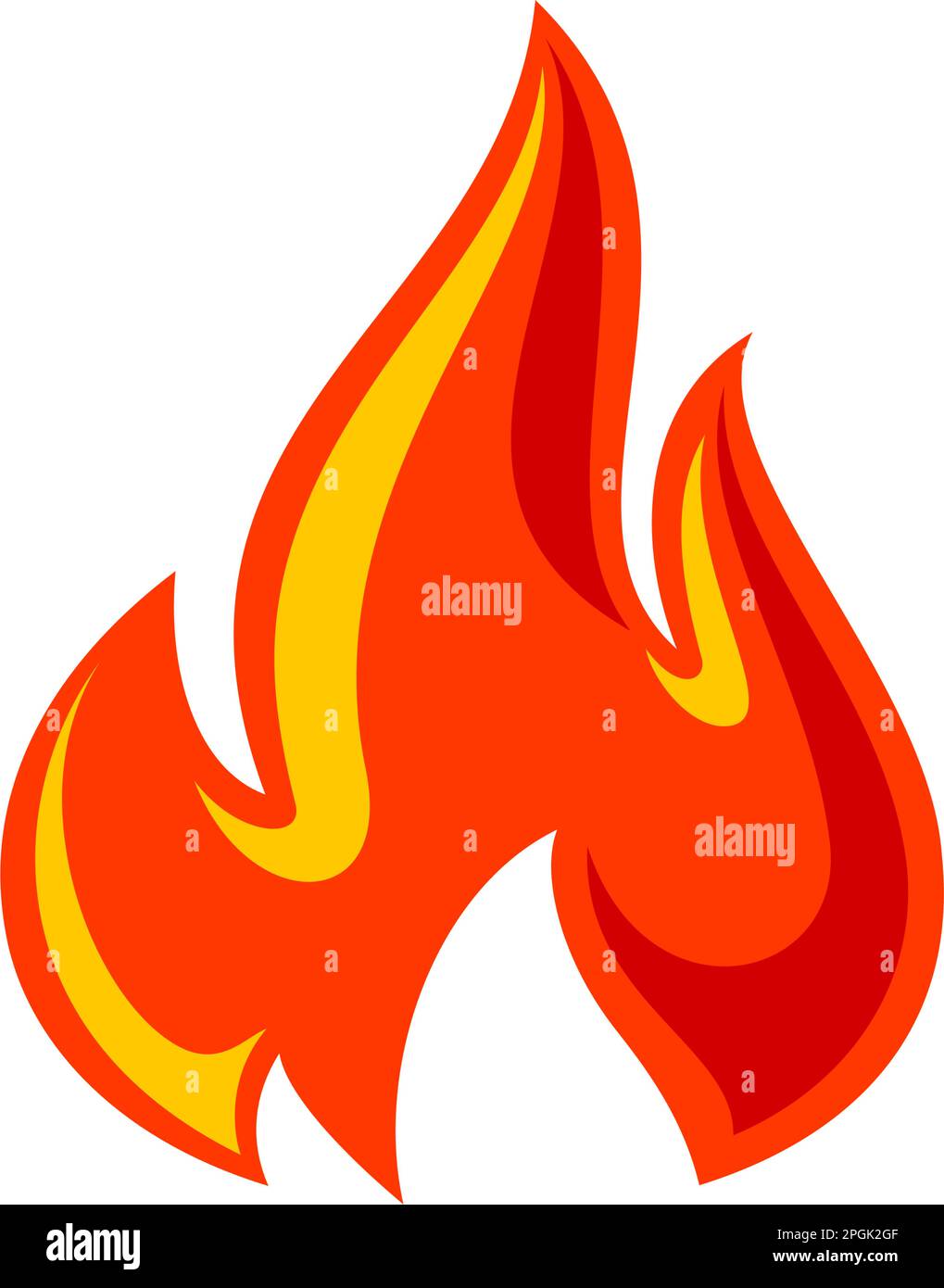Fire flame for logo, hot blazing symbol, brand sign for your business ...