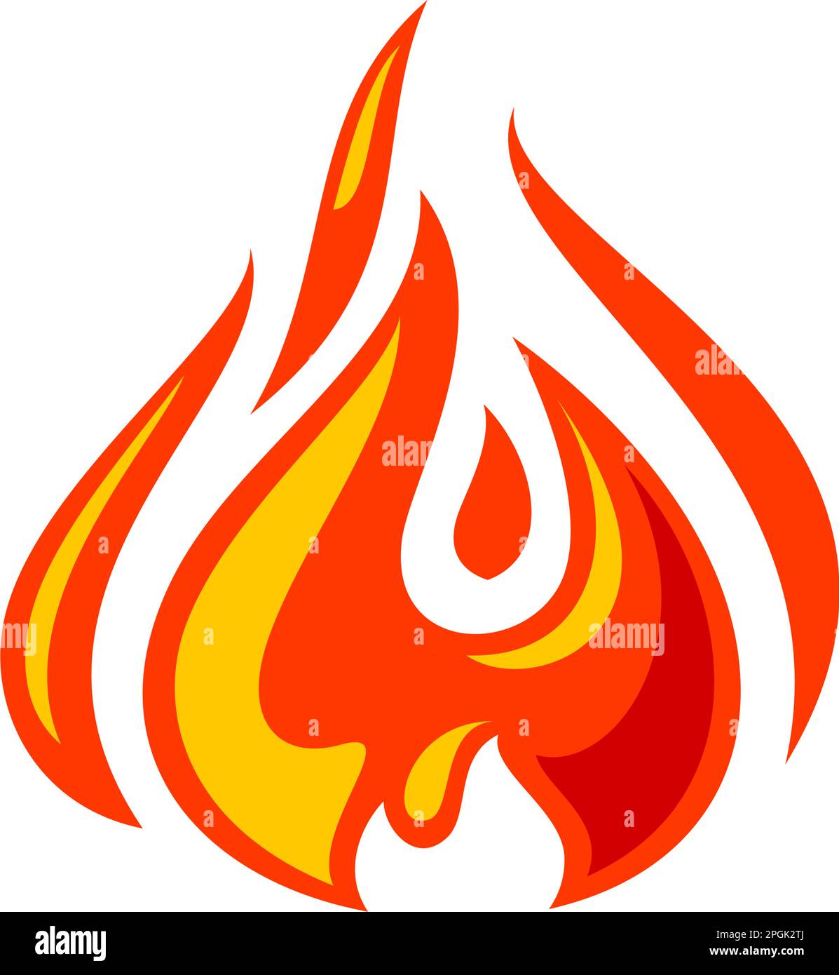 Fire flame for logo, hot red orange blazing symbol, brand sign for your ...