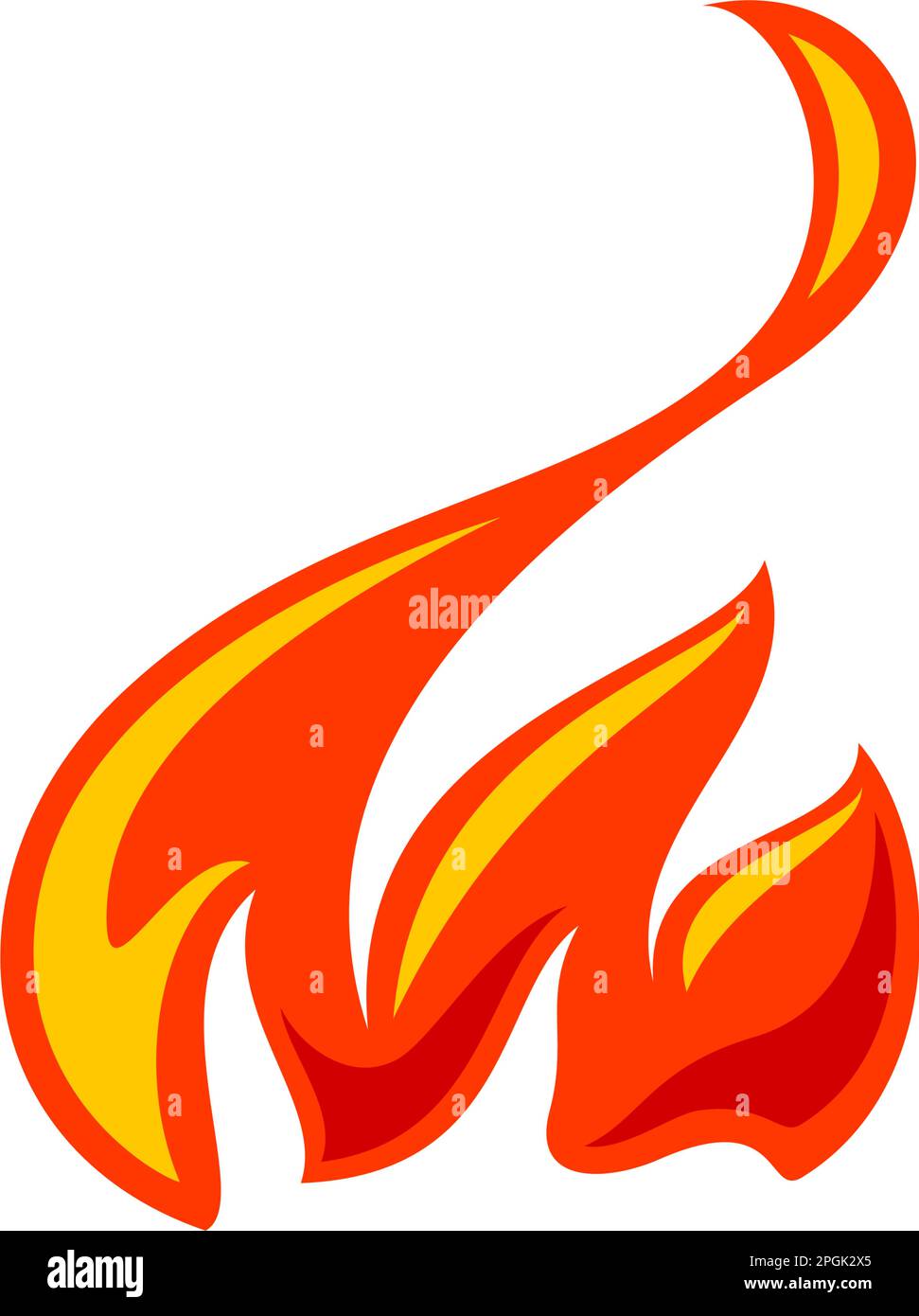 Fire flame for logo, hot red orange blazing symbol, brand sign for your ...