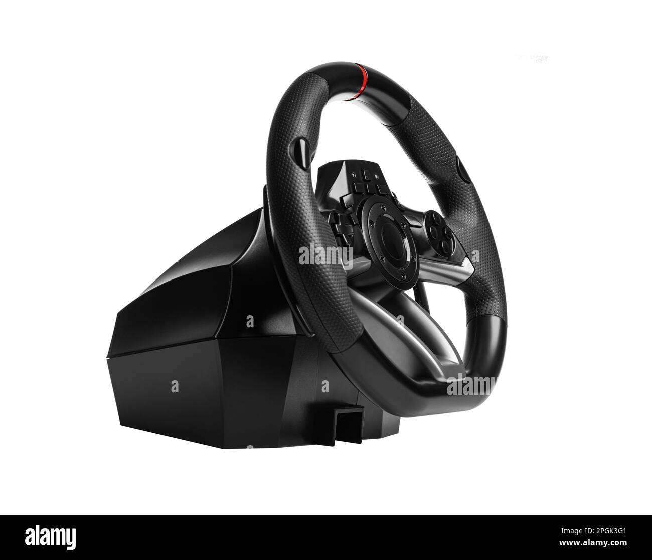 Steering play wheel isolated Stock Photo - Alamy