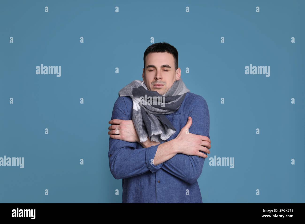 Patient suffering from high fever hi-res stock photography and images ...