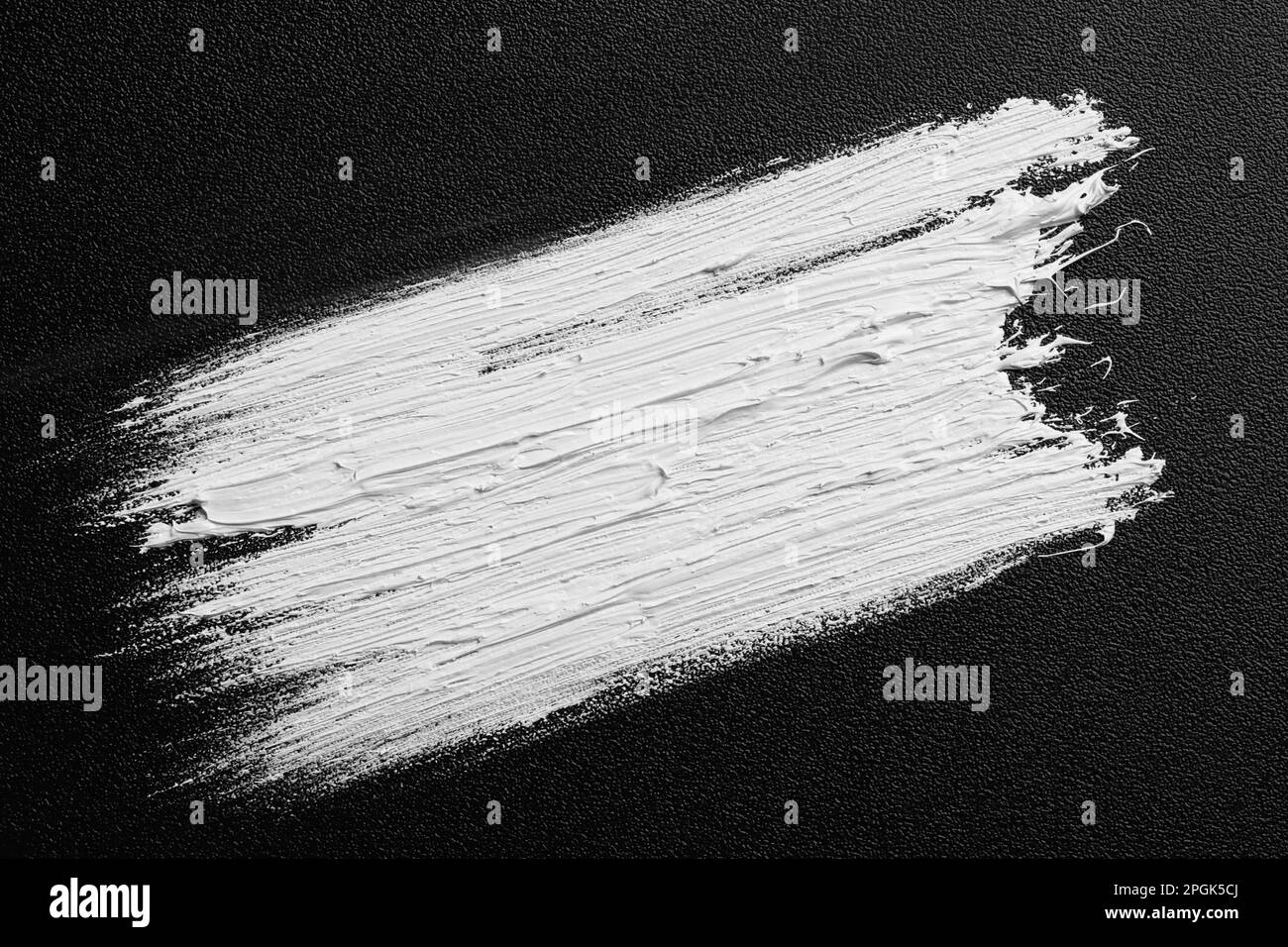 Acrylic paint on canvas Black and White Stock Photos & Images - Alamy