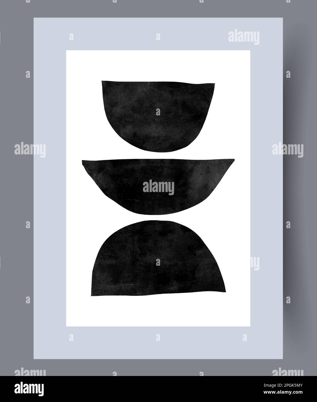 Abstract elements creative pyramid wall art print Stock Vector Image ...