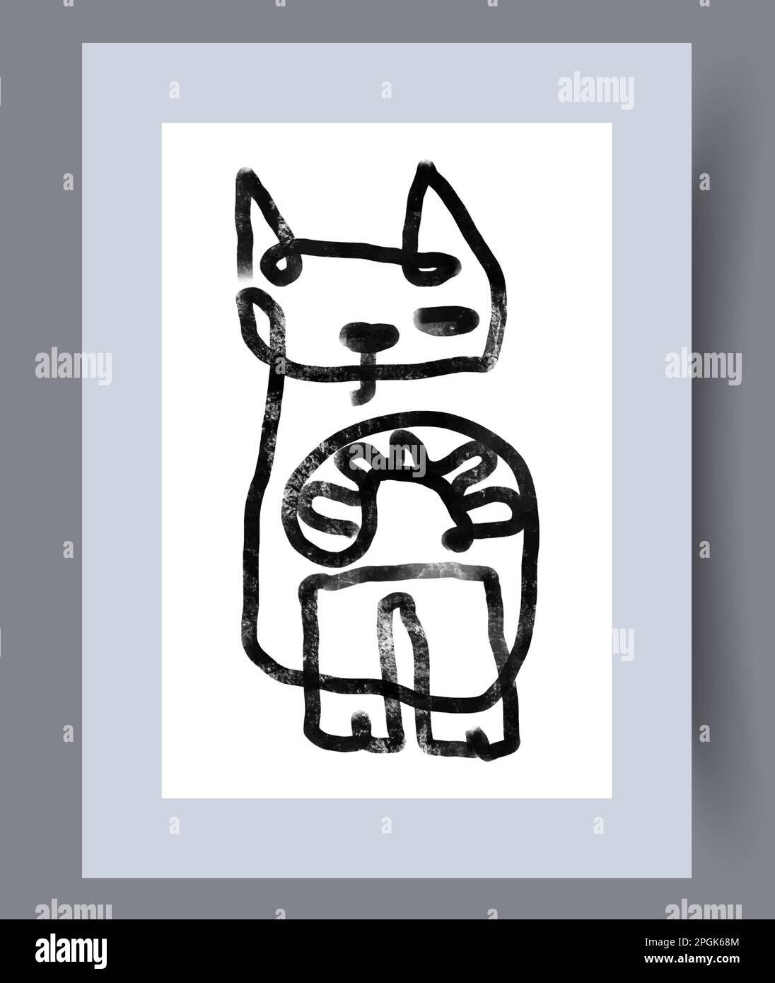 Interior home cat on Stock Vector Images - Alamy