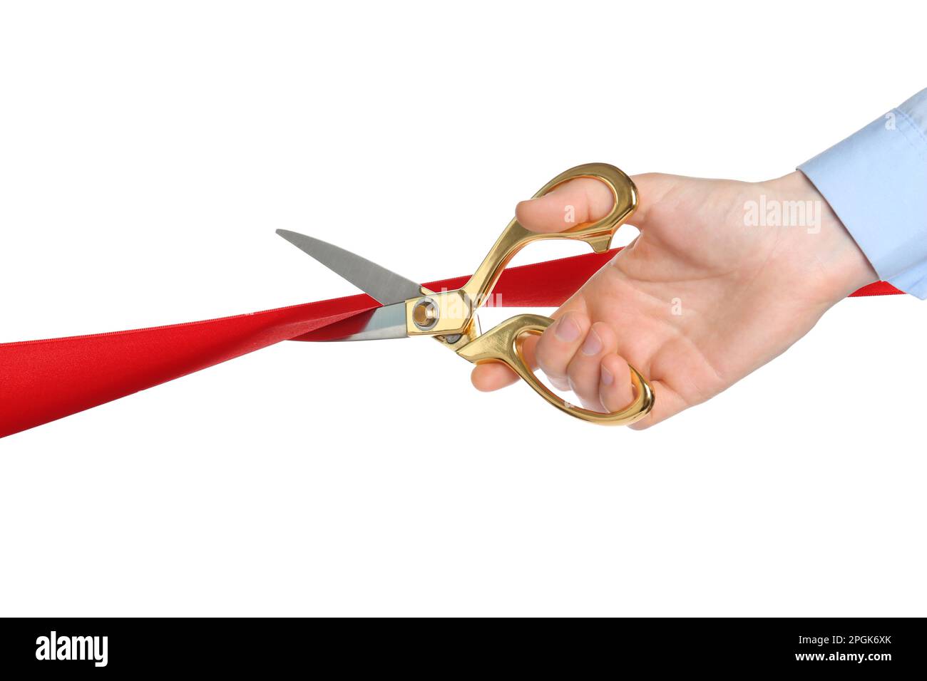 Ribbon cutting ceremony man scissors hi-res stock photography and ...