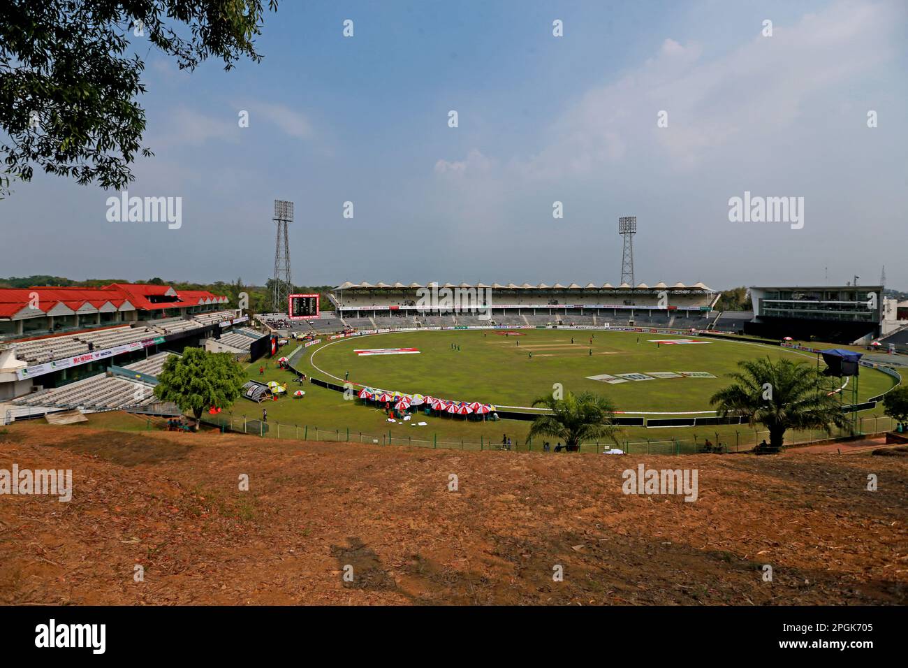 Sylhet International Cricket Stadium during the Bangladesh-Ireland 3rd ...
