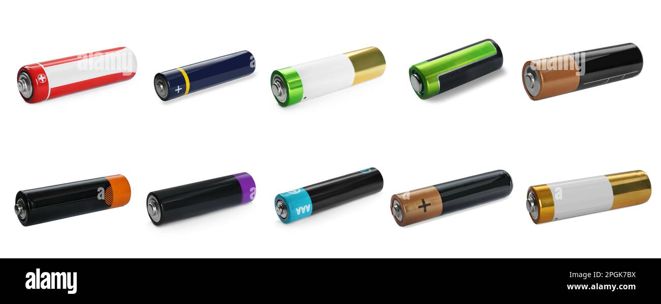 Design different types battery hi-res stock photography and images - Alamy